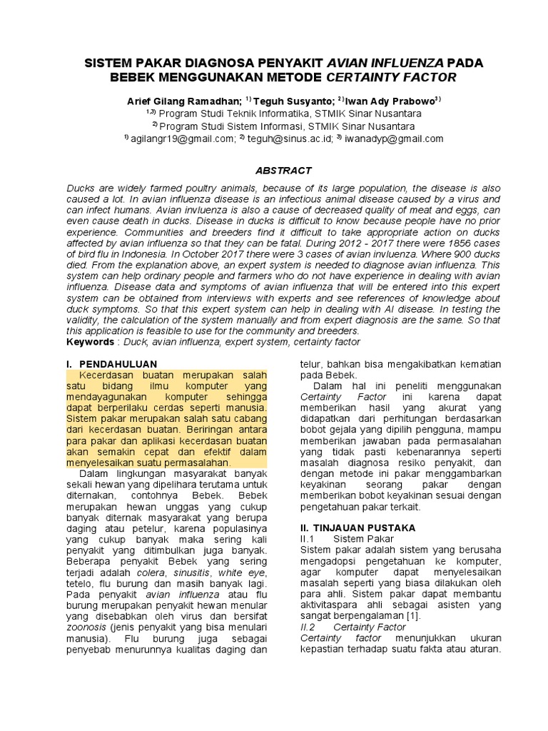 442 1262 1 SP | PDF | Avian Influenza | Influenza