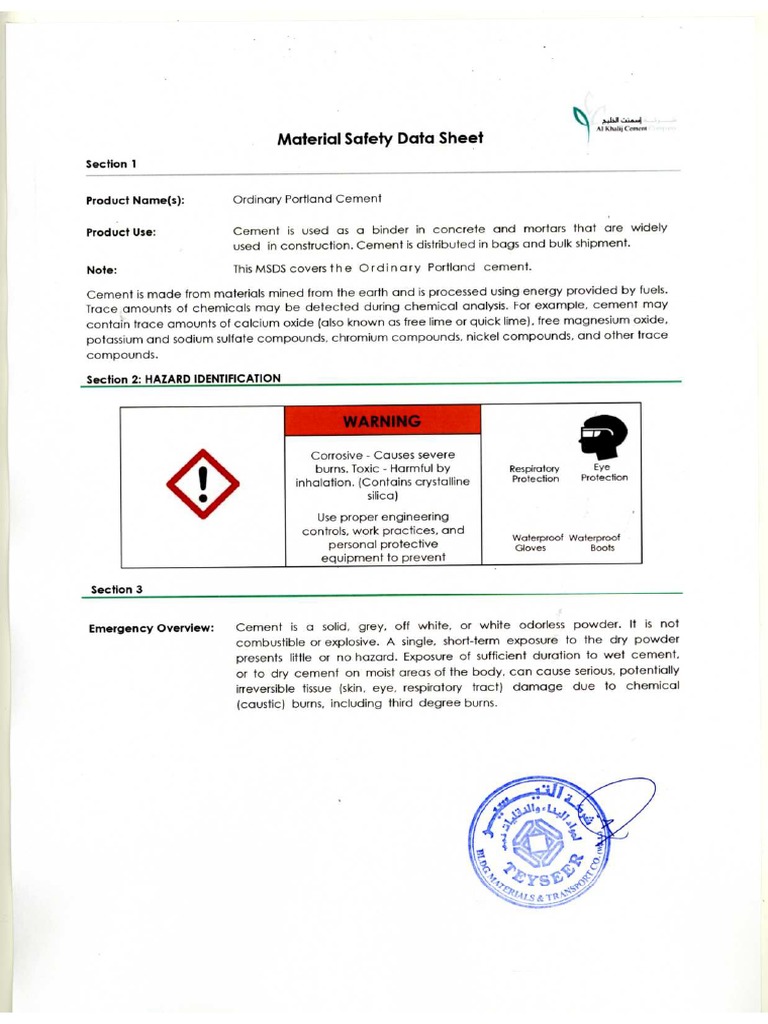 2-Stamped Material Safety Data Sheet | PDF