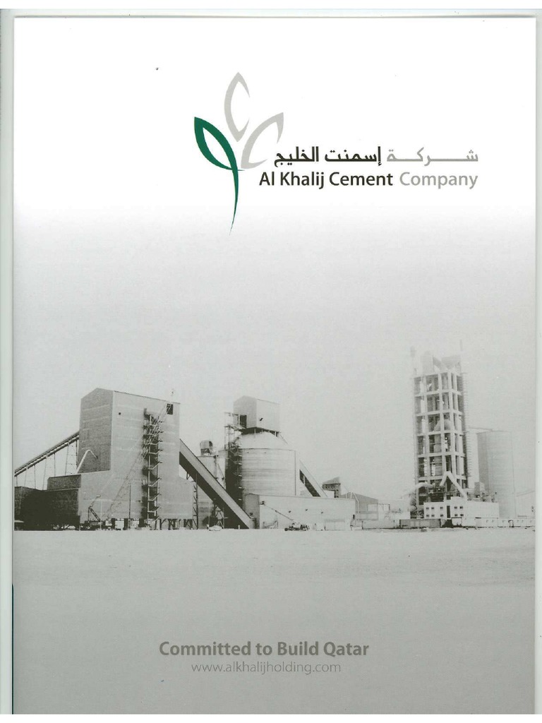 1-Al Khalij Cement Company Profile | PDF