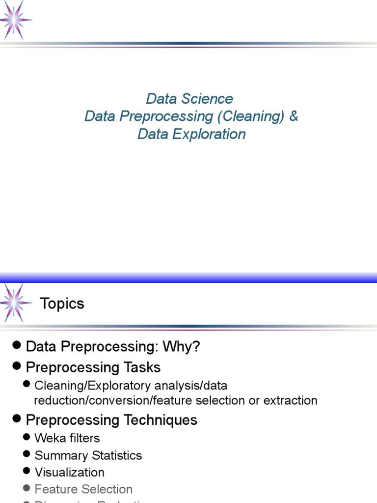 4-Data Preprocessing (Cleaning) and Exploration | PDF | Statistical ...
