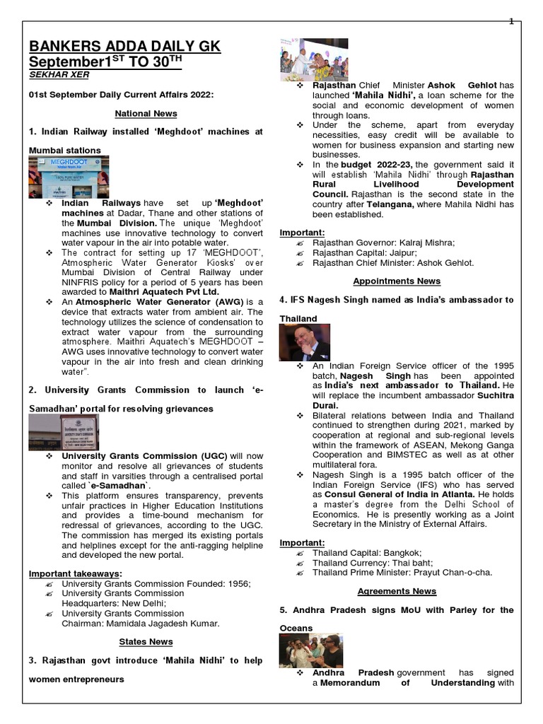 Sept Adda 2022 | PDF | Business | Finance & Money Management