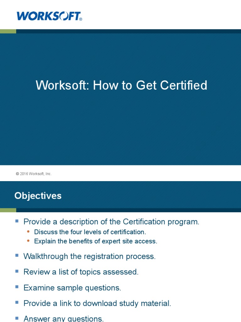 Worksoft Certification Test Prep 052020 | PDF | Test (Assessment ... Worksoft Certification Test Prep 052020 | PDF | Test (Assessment ...