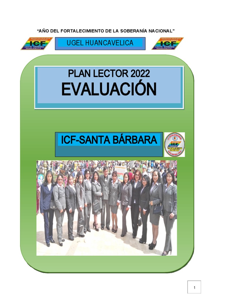 Evaluación del Plan Lector 2022 en Huancavelica | PDF | Comprensión ...