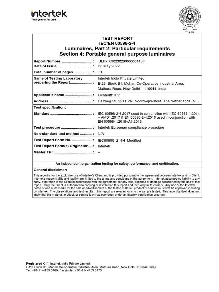 Test Report 116712 | Download Free PDF | Electrical Connector ...