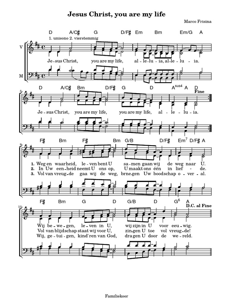 Jesus Christ, You Are My Life | PDF