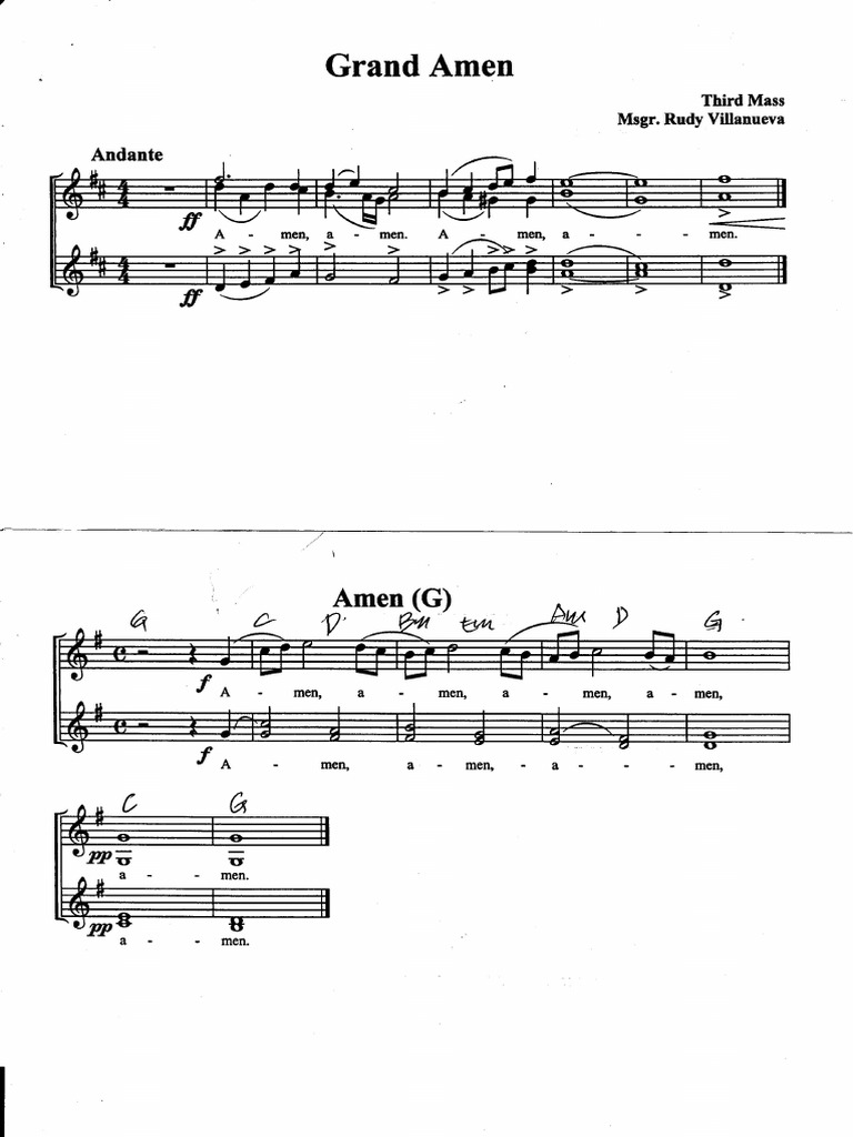 Grand Amen | PDF