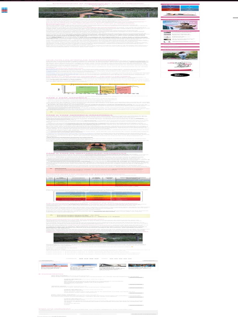 Entrenamiento de Resistencia Por Zonas y Respuestas Fisiologicas - On My Training Shoes | PDF ...