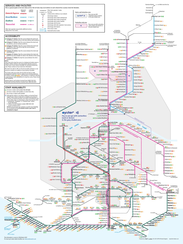 GTR Contactless Travel Guide | PDF | England | Railway Companies