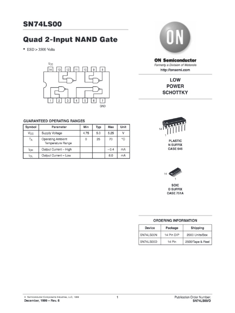 7400 PDF, 7400 Description, 7400 Datasheets, 7400 View - ALLDATASHEET | PDF