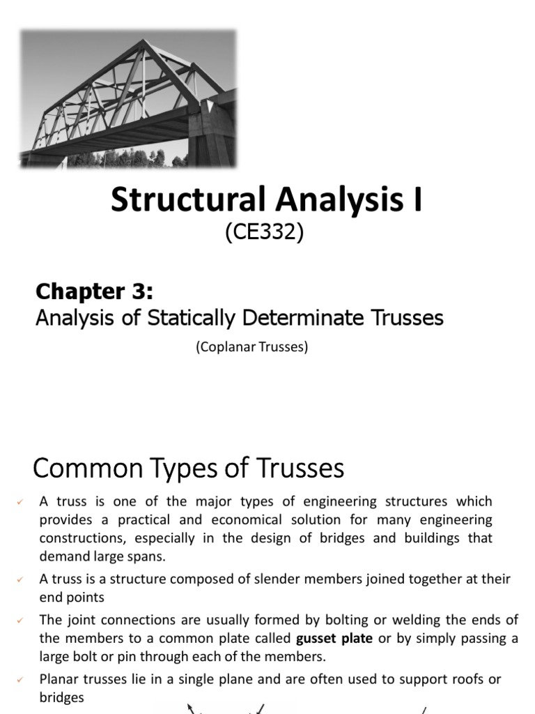 Structure 1 - Chapter 3 | PDF | Truss | Force