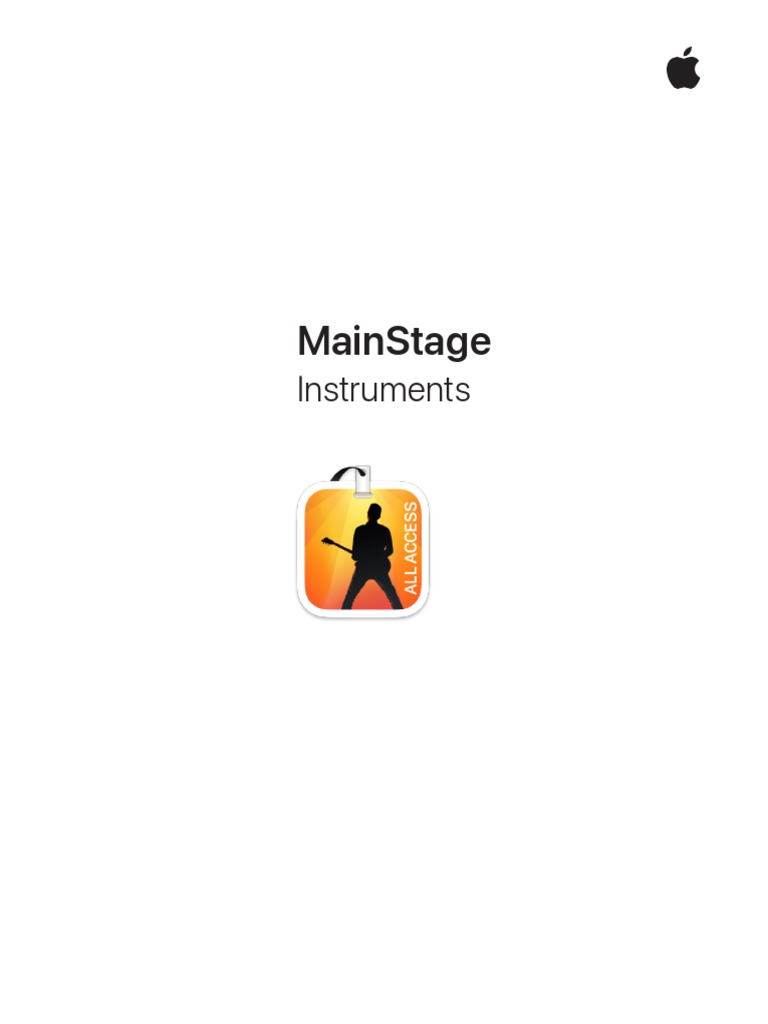 Mainstage Instruments User Guide | PDF | Synthesizer | Menu (Computing)