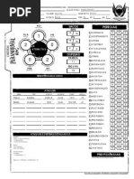 Call of Cthulhu 7E - Ficha de Personagem Editável 1920-1 | PDF