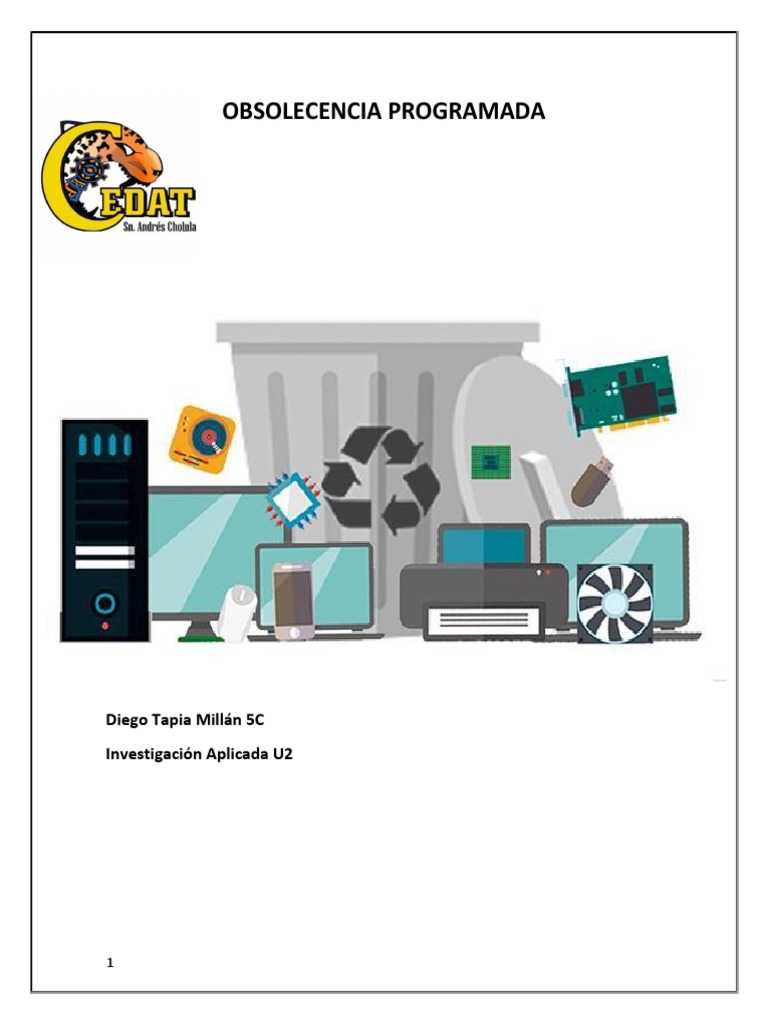 Obsolescencia Programada: Impacto y Orígenes | PDF | Residuos | Economias