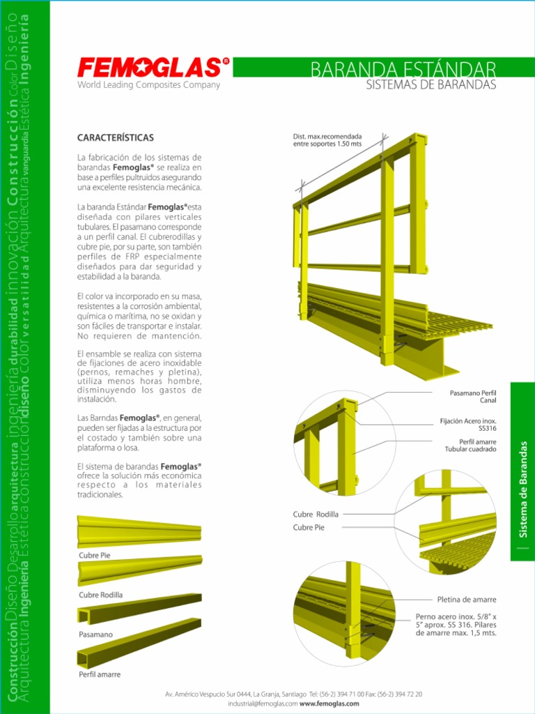 Ficha BARANDAS | PDF