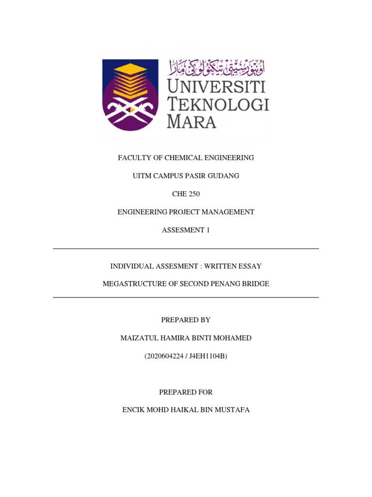 Maizatul Hamira - Che250 - Ass1 | PDF | Earthquakes | Concrete