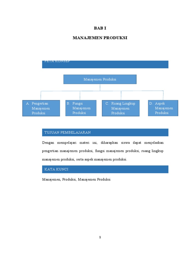 Manajemen Produksi | PDF