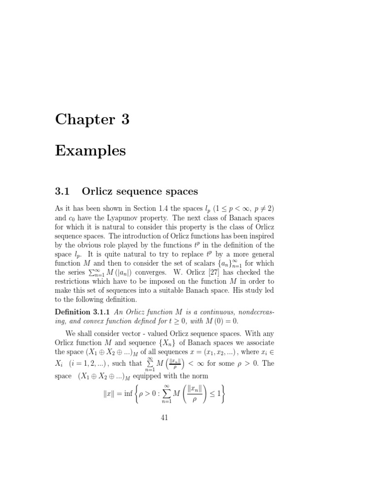 Kap 3 | PDF | Banach Space | Vector Space
