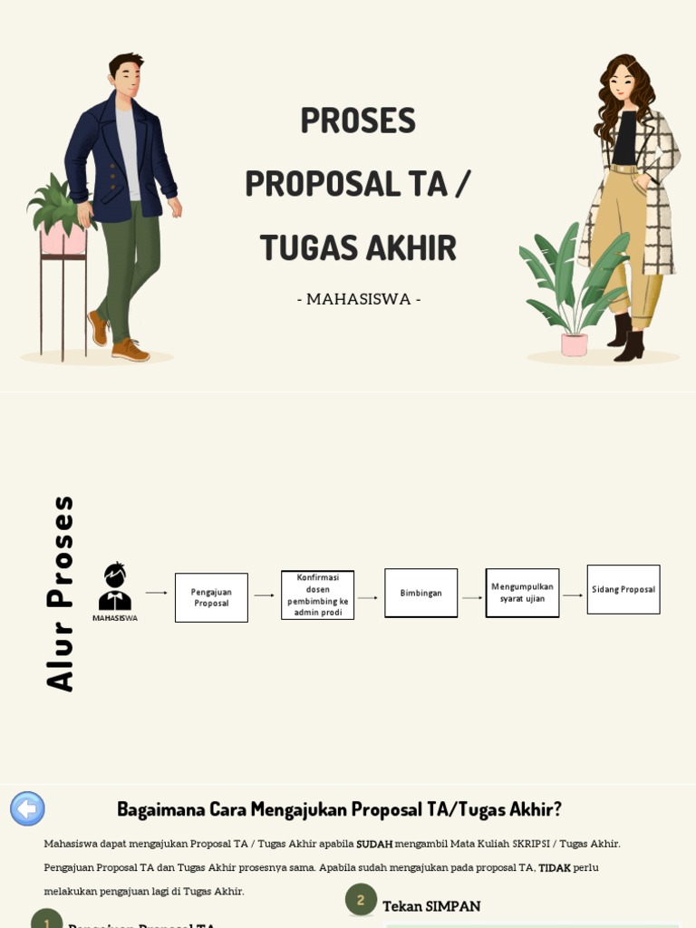 Guideline Operasional Proposal TA Atau TA (Mahasiswa) | PDF