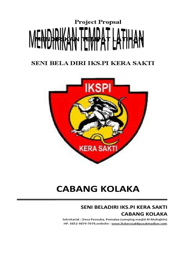 Sampul Proposal Iks - Pi | PDF