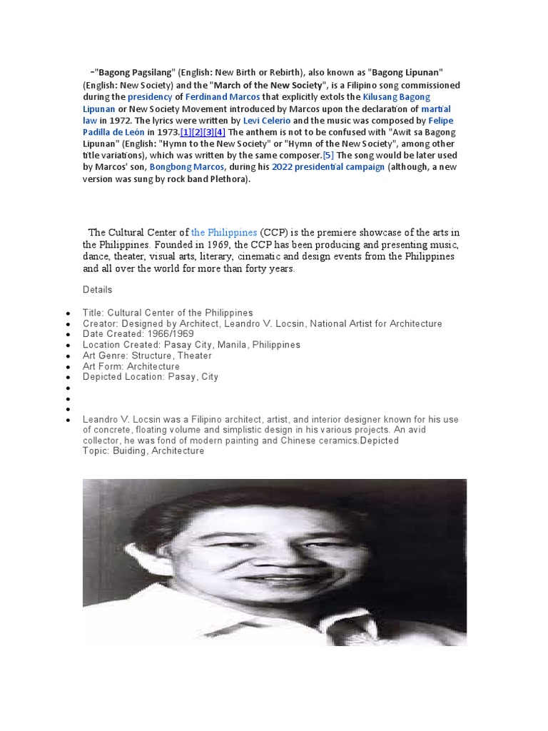 Bagong Pagsilang | PDF | The Arts | Aesthetics