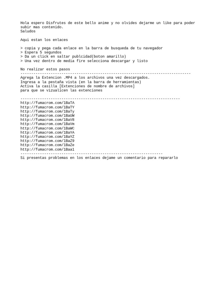 Plantilla Enlaces - F1 | PDF