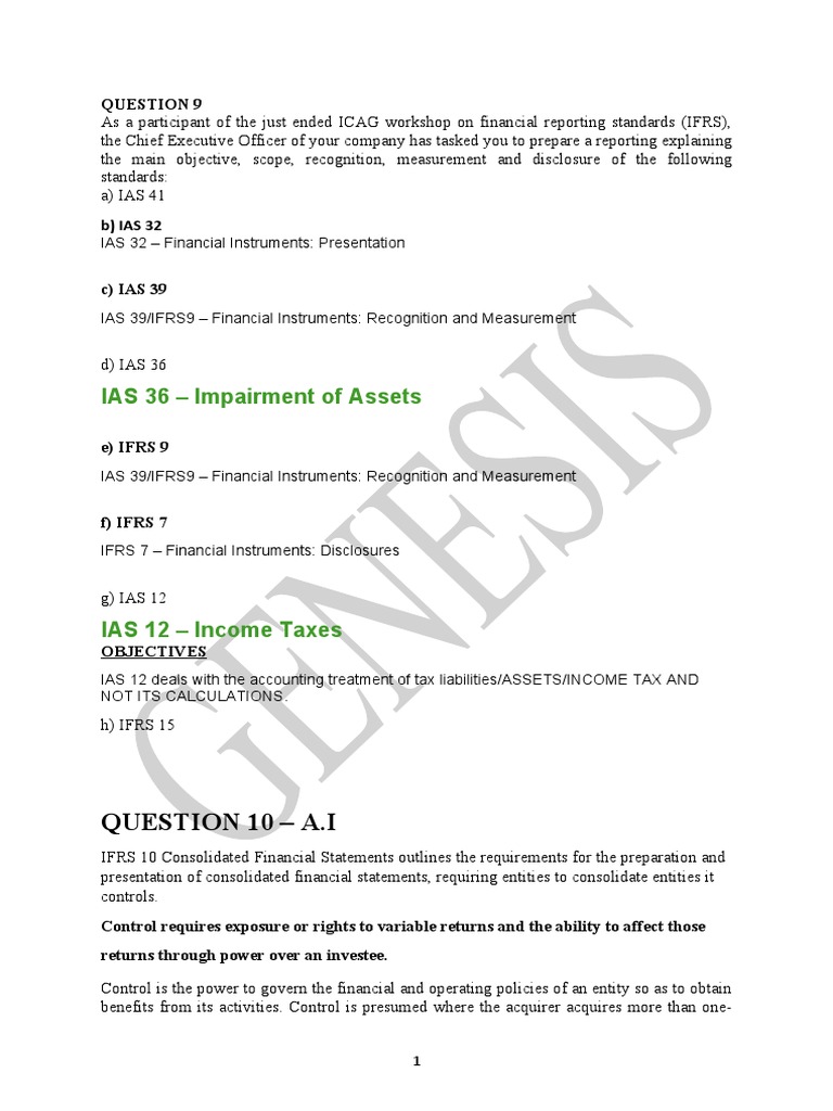 FR Tutorials 2022 - Some Theory Question Solution | PDF | Fair Value | Goodwill (Accounting)