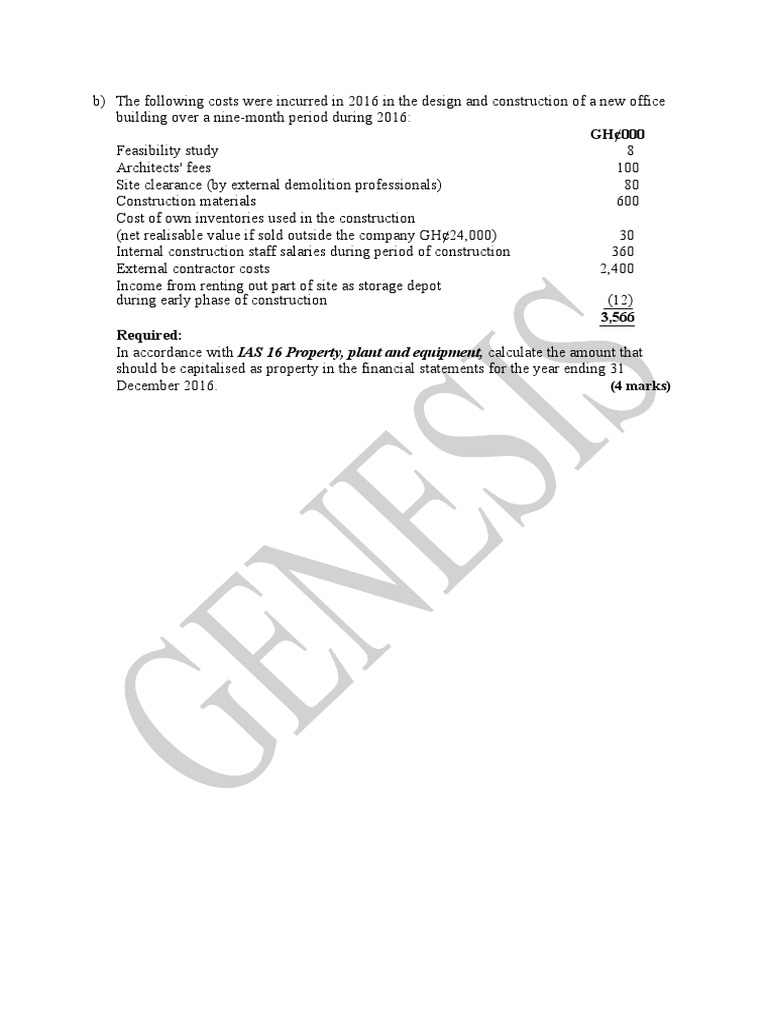 Question 13c Financial Reporting May 2017 Question 2b | PDF | Business ...
