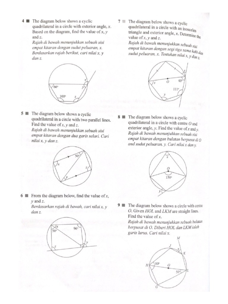 The Diagram Below Shows A Cyclic | PDF