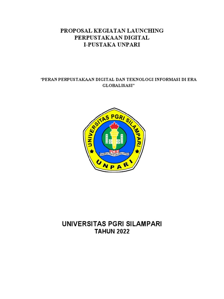 Proposal Kuliah Umum | PDF