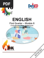 English: Quarter 2 - Module 7: Multimodal and Its Elements | PDF ...