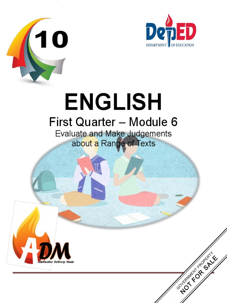 Eng10 - Q1 - W6 Evaluate and Make Judgments About A Range of Texts | PDF | Hades | Persephone