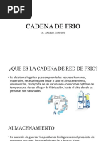 Infografía Cadena de Frio | PDF | Temperatura | Ciencias de la Salud