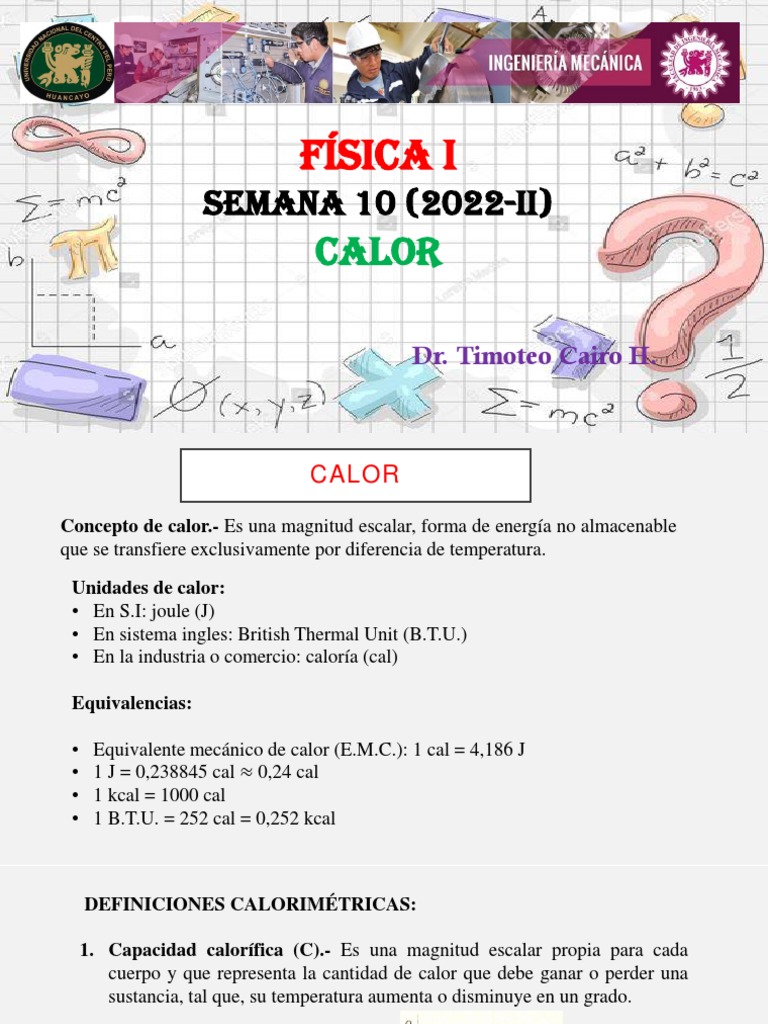 Tu Calor | PDF | Fase (materia) | Calor