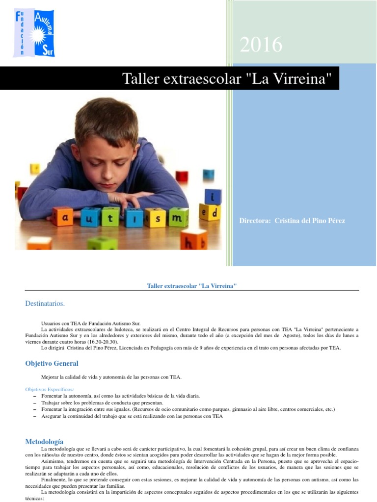 Dossier Informativo Taller Extraescolar | PDF | Evaluación | Las emociones