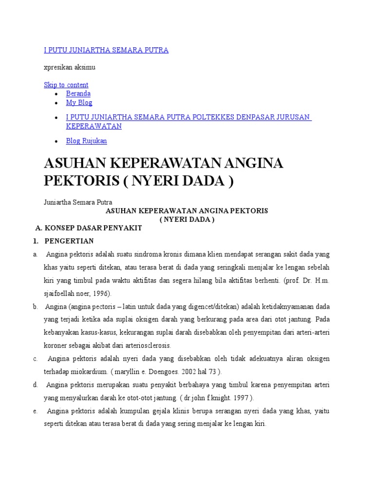 Askep Angina | PDF