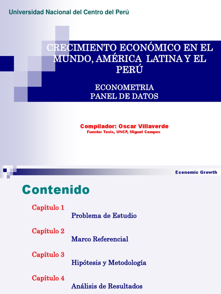 Crecimiento Economico | PDF | Economias | Ciencias económicas