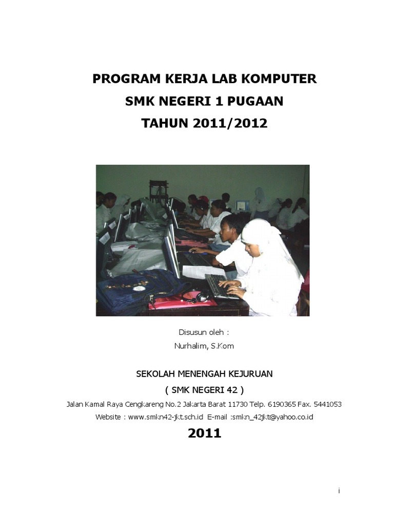 Program Kerja Lab Komputer | PDF