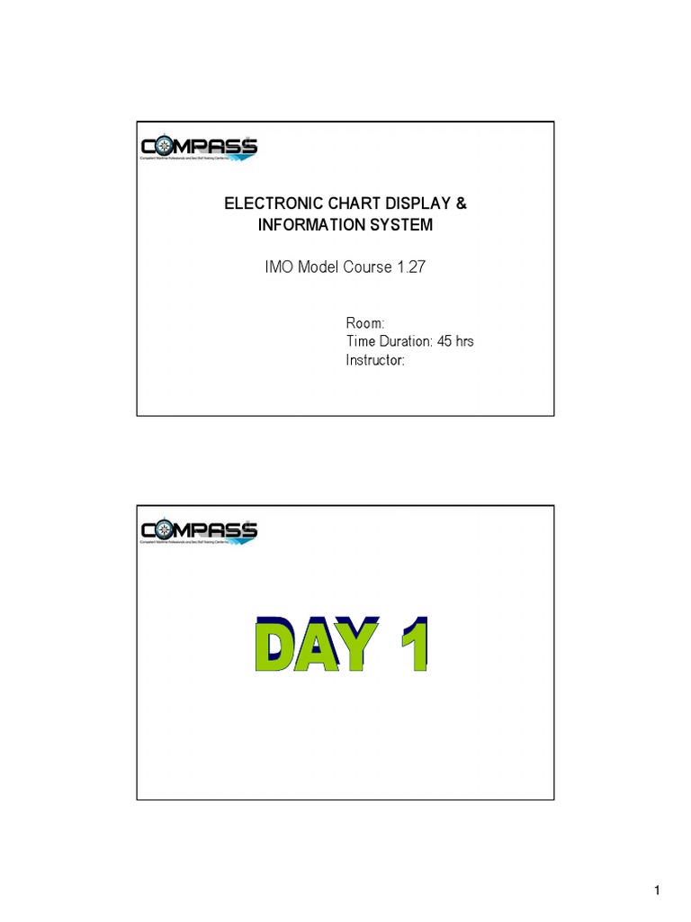 Handouts Ecdis New | PDF | Navigation