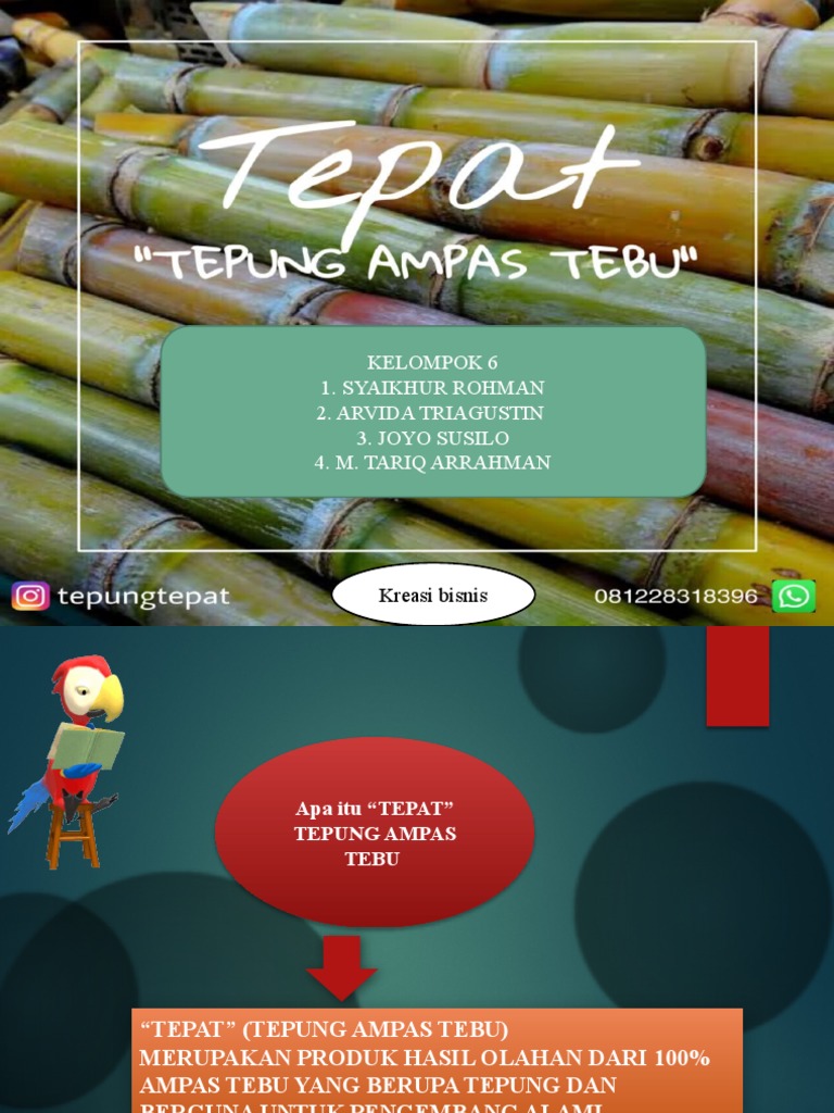 TEPAT Tepung Ampas Tebu | PDF