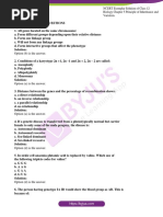 Genetic Final Exam | PDF | Dominance (Genetics) | Genetics