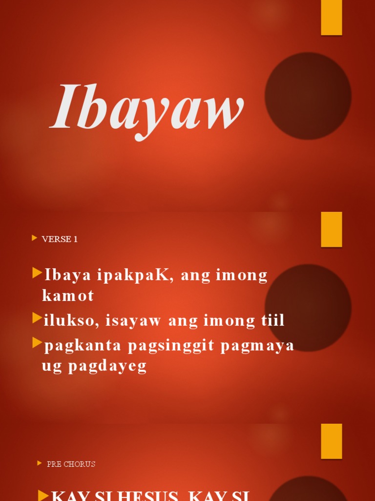Bisaya Worship Bag Oha | PDF