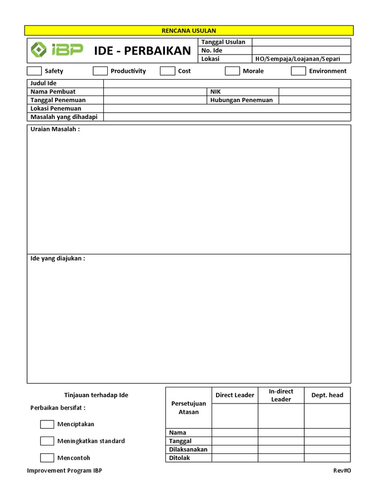 Improvement Program IBP (SS) | PDF