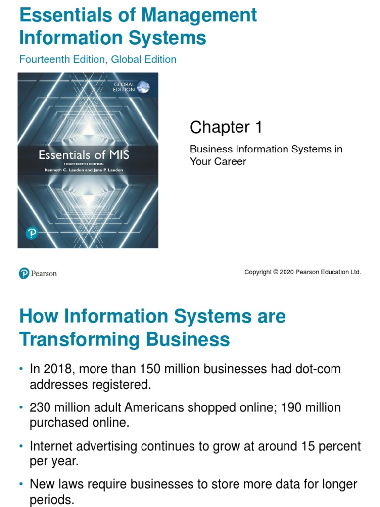 Lecture 1 - Chapter 1 | PDF | Information System | System Lecture 1 - Chapter 1 | PDF | Information System | System