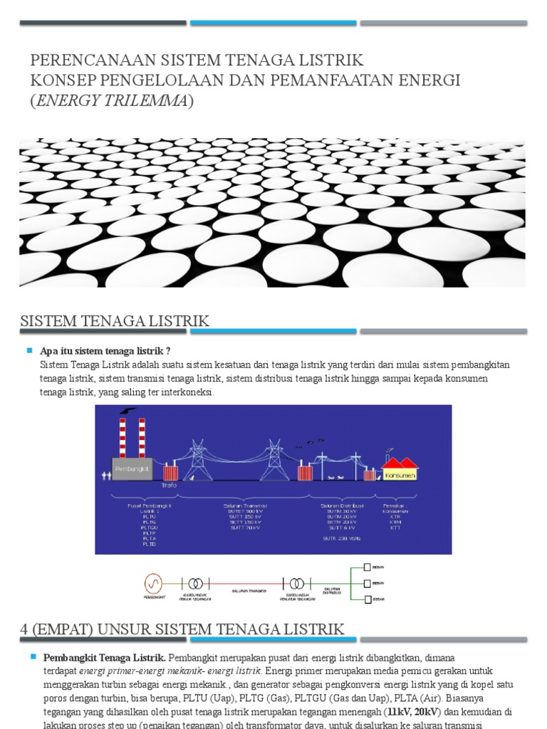 ENERGI TRILEMMA DAN PERENCANAAN SISTEM TENAGA LISTRIK | PDF