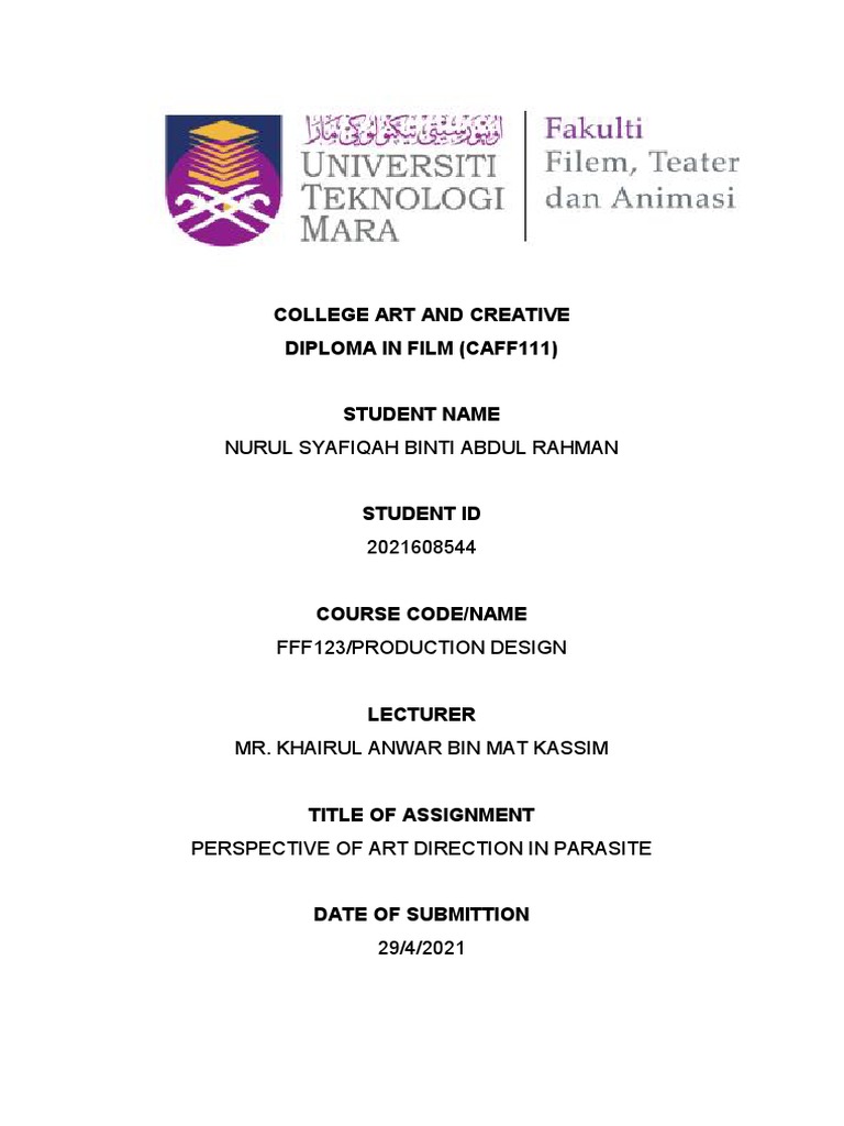 Nurul Syafiqah Binti Abdul Rahman (2021608544) | PDF