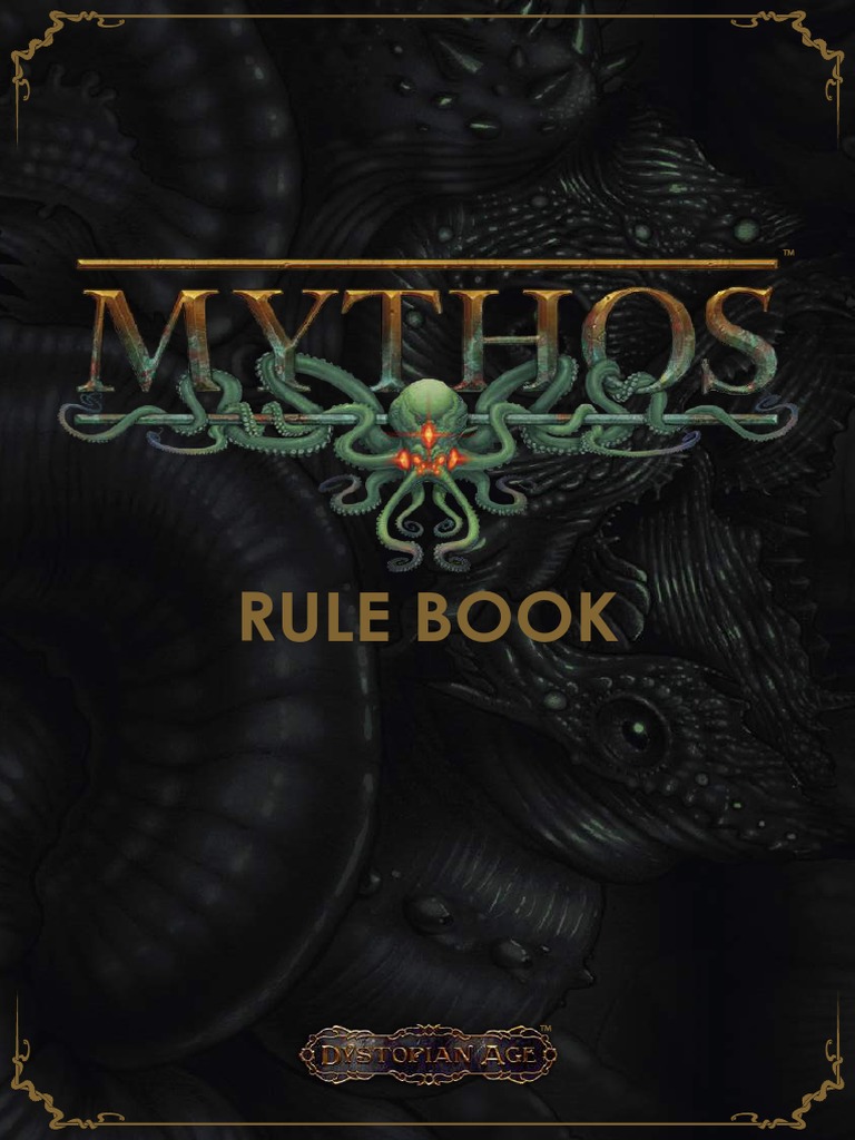 Mythos Rule Book 2022 | PDF | Copyright | Trademark