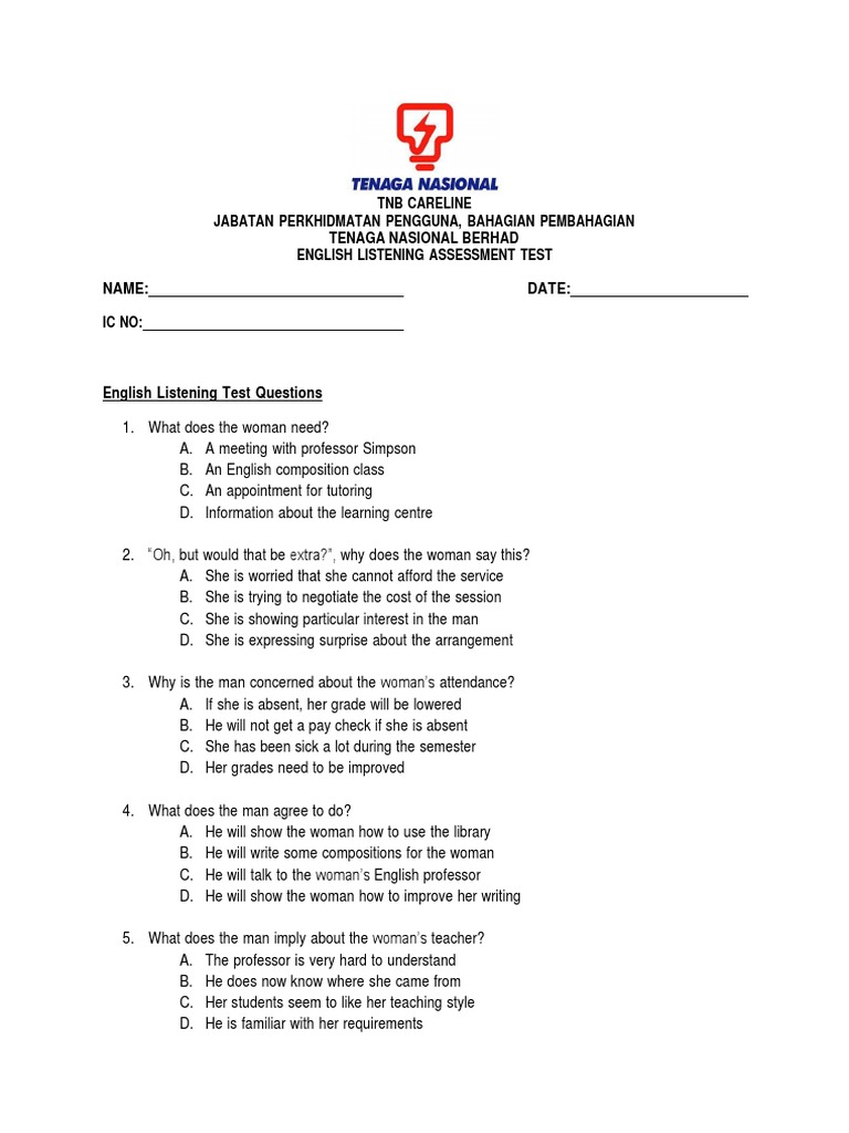 TNB Assessment (Overall) | PDF | World Wide Web | Internet & Web