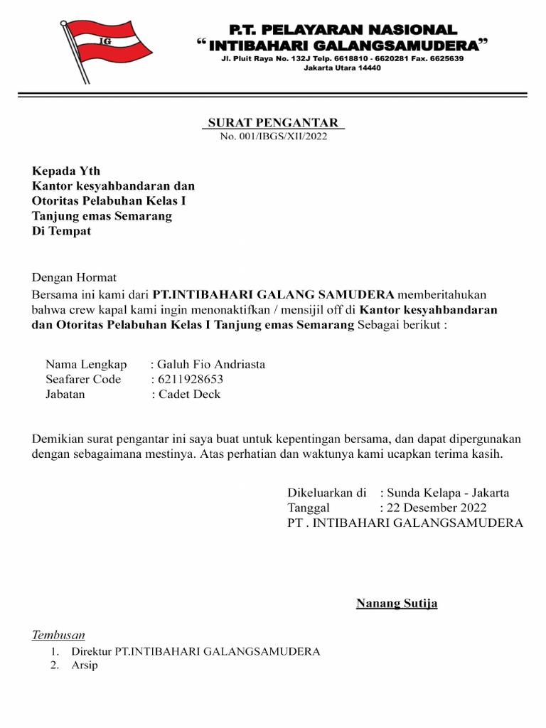 Surat Permohonan | PDF