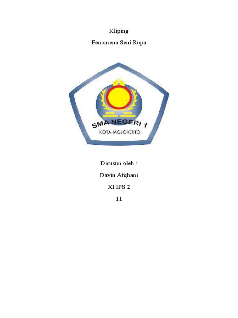 Tugas Kliping Fenomena Seni Rupa Davin Afghani 11 IPS 2 | PDF | Seni | Klasik