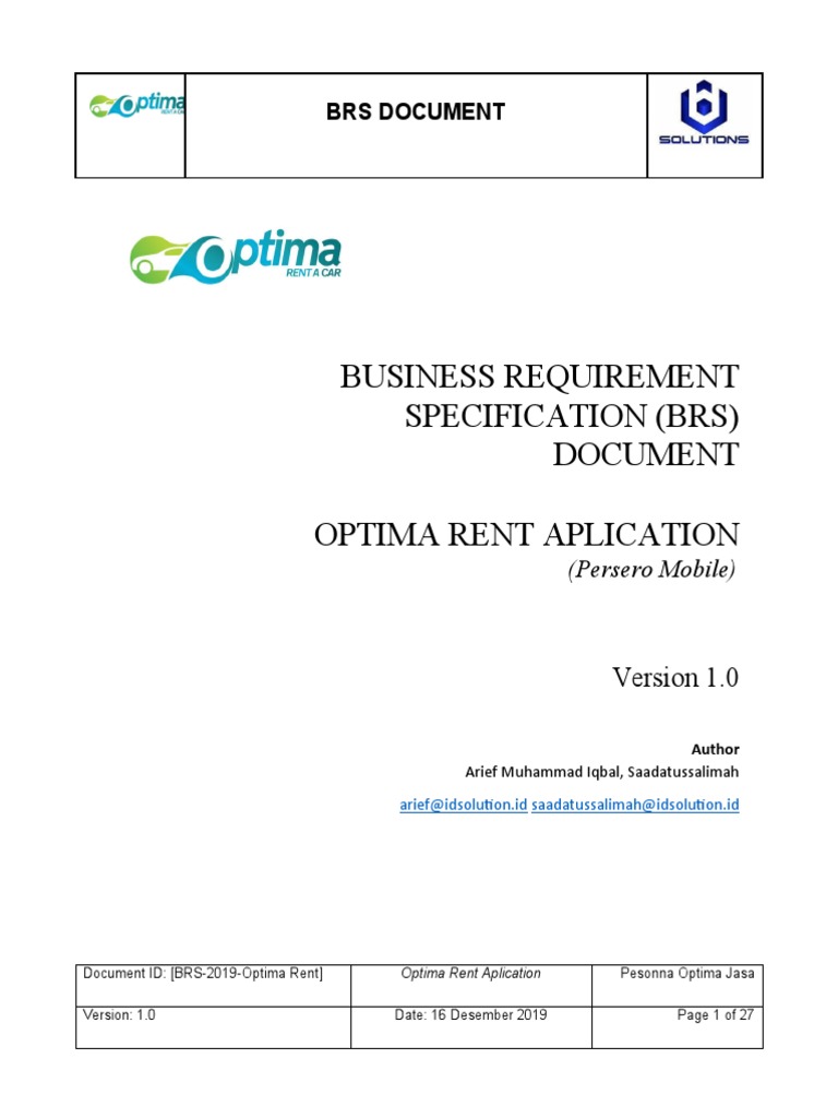 DRAFT BRS Mobile | PDF | Login | Software